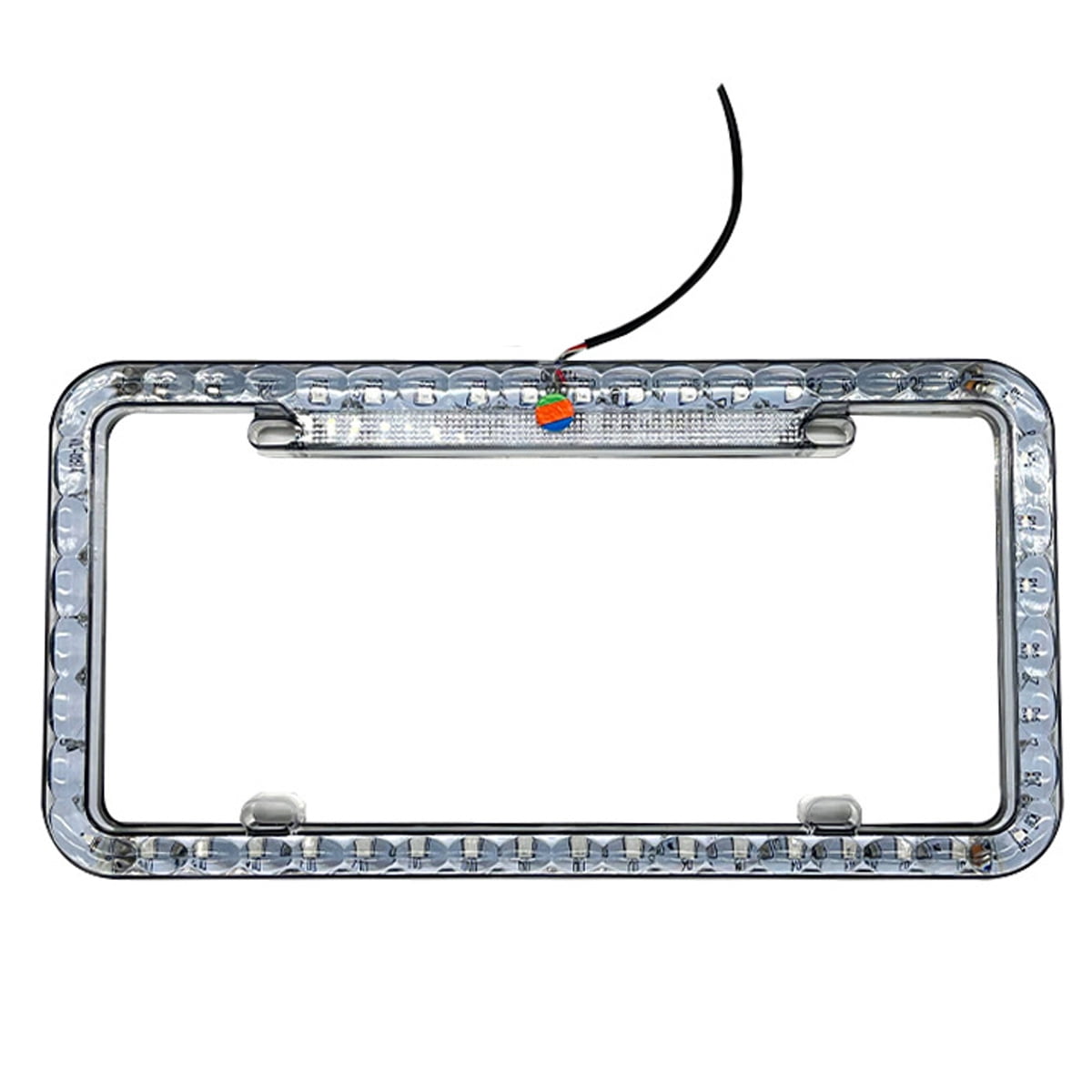Universal License Plate Frame, Chrome Diamond Design For Any Vehicle ...