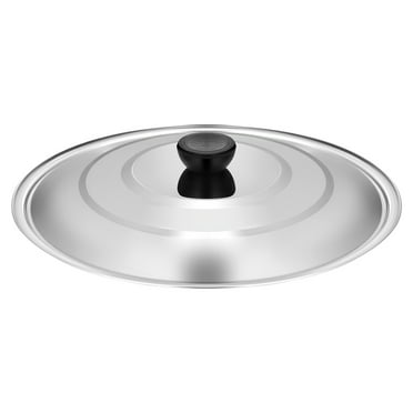 2pcs 14.2 Inch Stainless Steel Universal Lid, Round Dome Cast Iron Pot ...