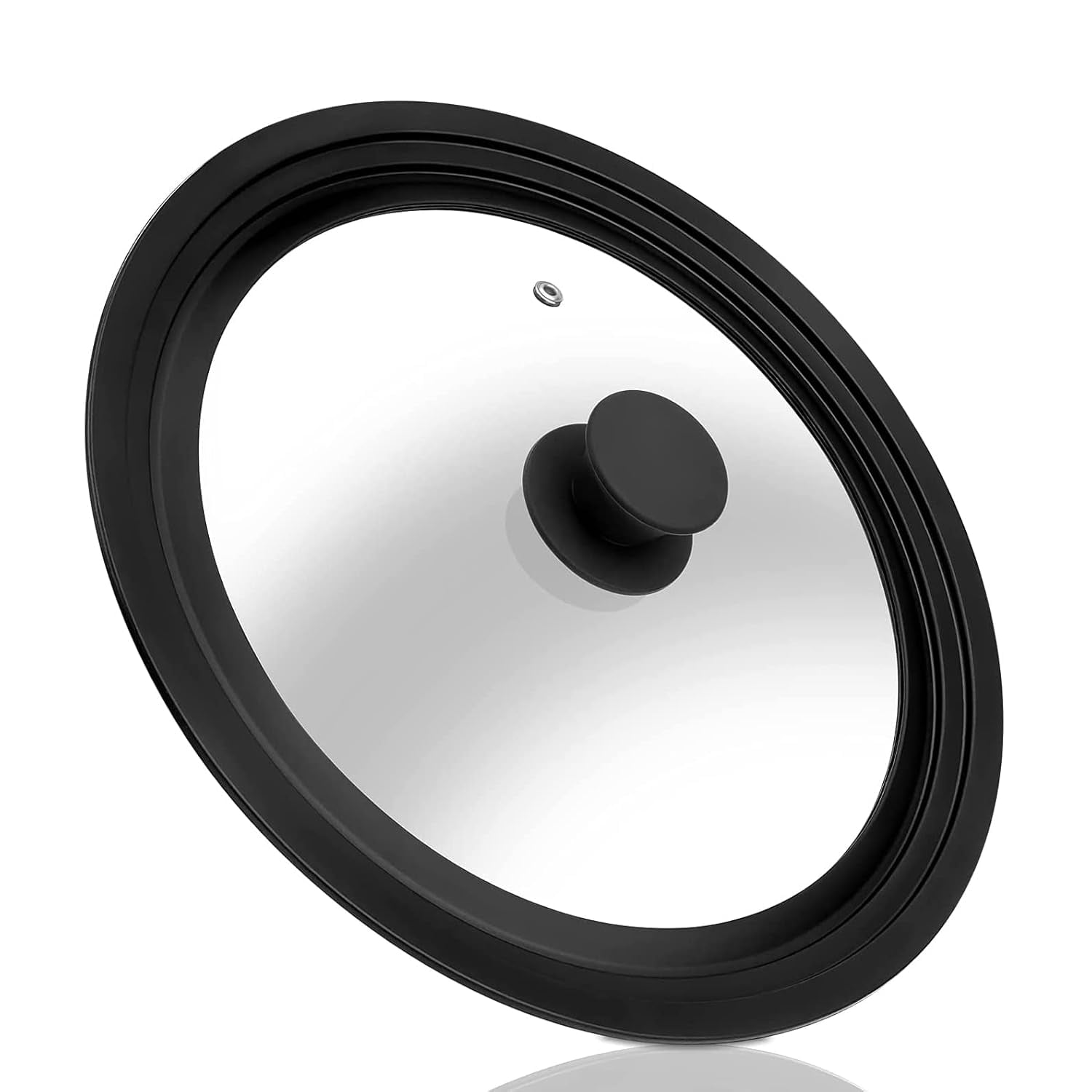 Universal Lid for Pots Pans and Skillets Tempered Glass Lid with Heat ...