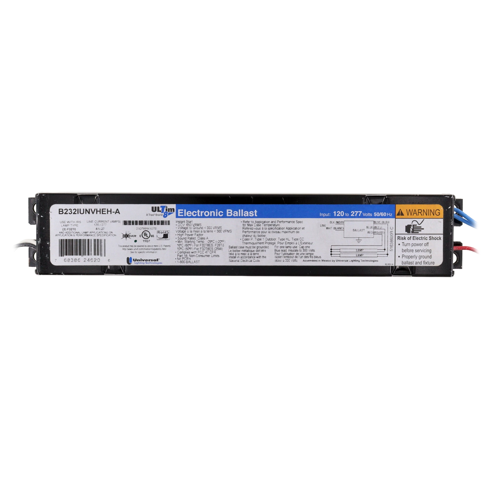 Universal Lighting Technologies B232IUNVHEH-A010C Electronic Ballast ...
