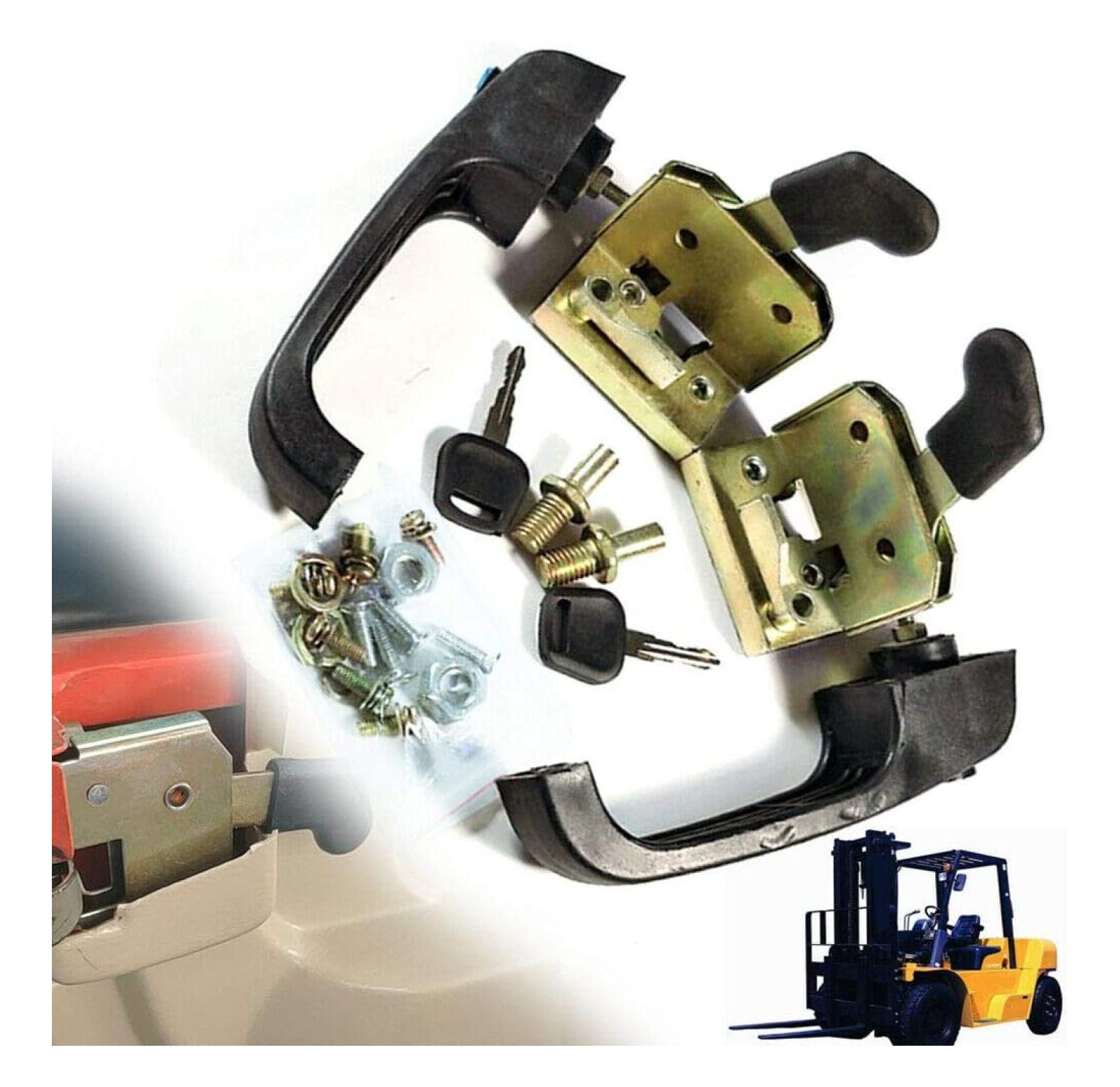 Universal Locking Door Handle Set door lock Tractor and Heavy Equipment ...