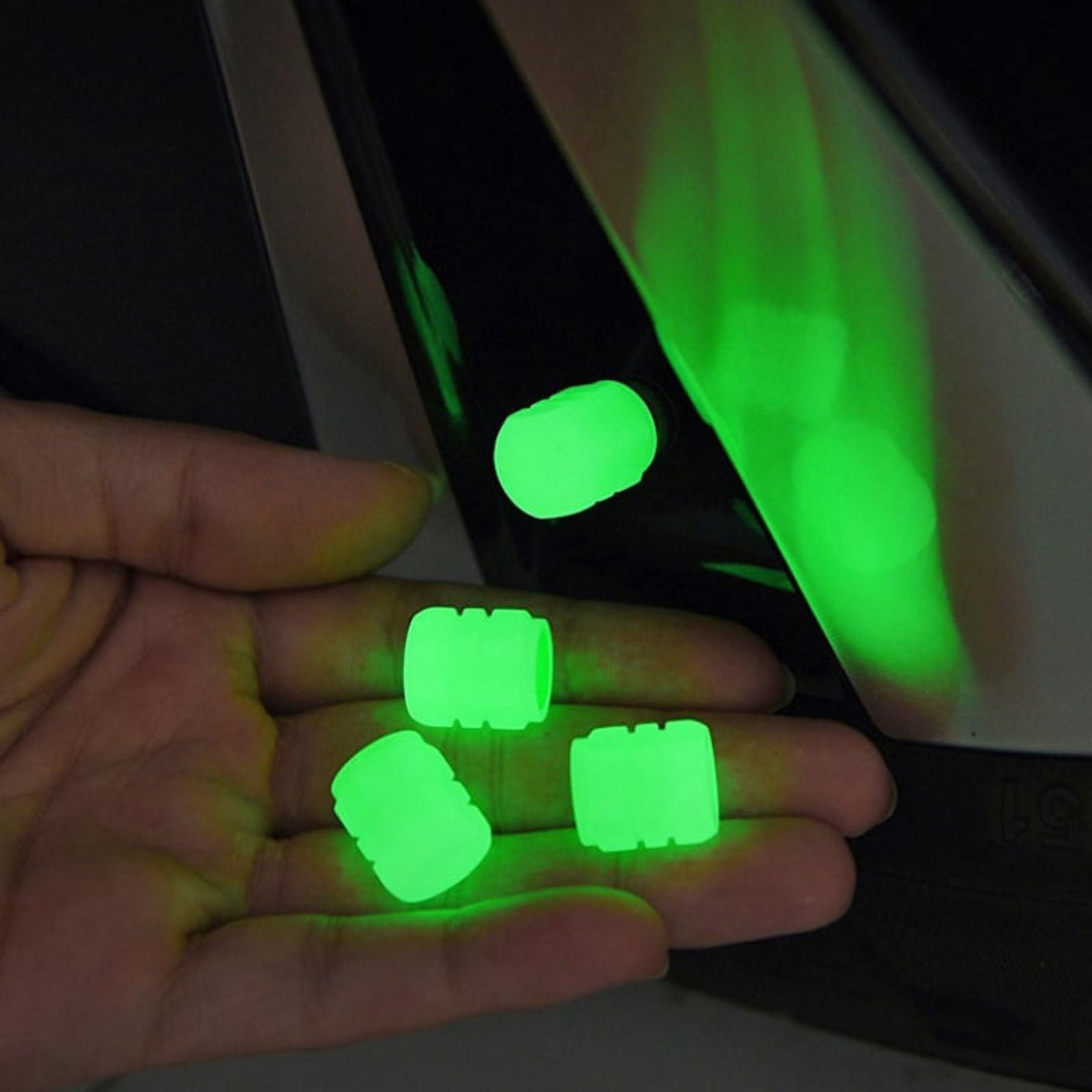 Universal Luminous Tire Valve Cap Car Wheel Hub Glowing Dust-proof ...