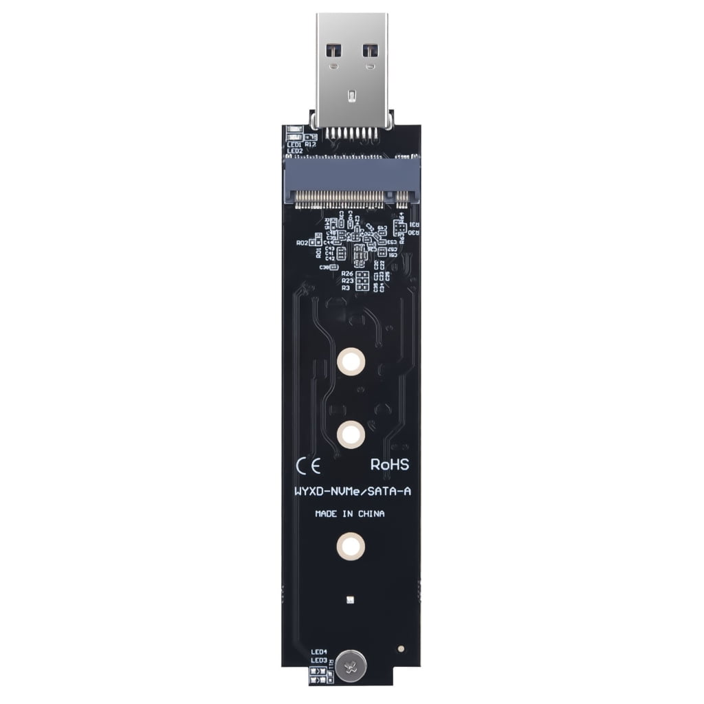Universal M.2 SSDs Adapters Two Mode For NVMe PCIe And SATAs Protocols ...