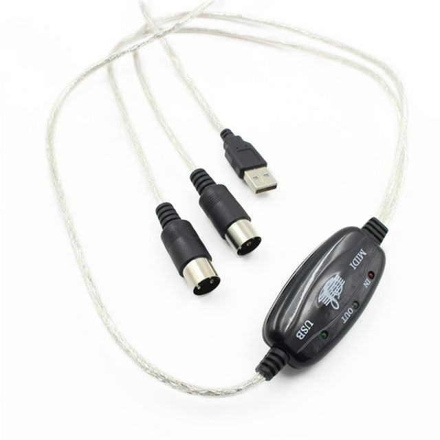 Universal MIDI Interface Adapter Connect Electric Pianos and Drums to ...