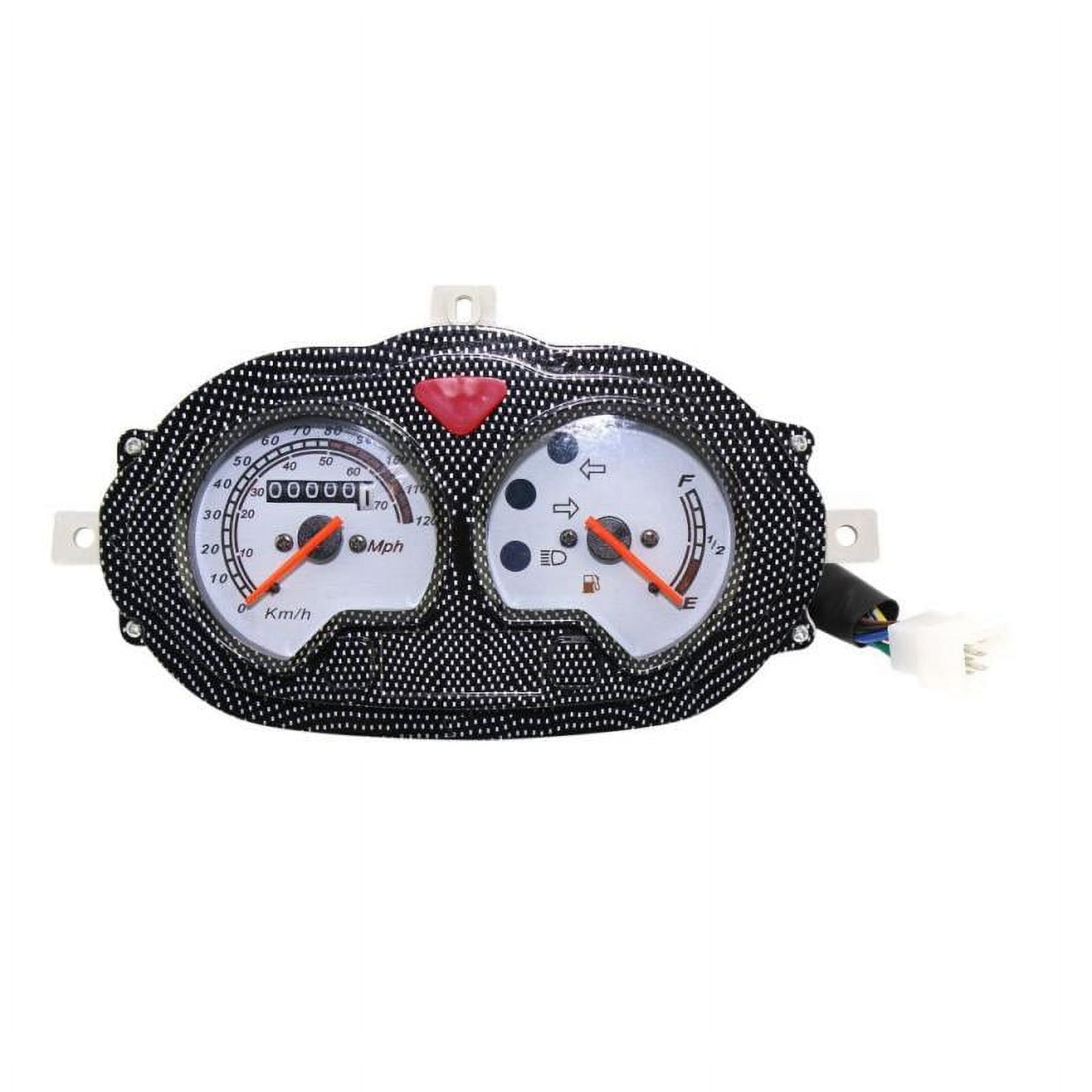 Universal MPH Speedometer Odometer Gas Gauge Dashboard Mount for GY6 ...