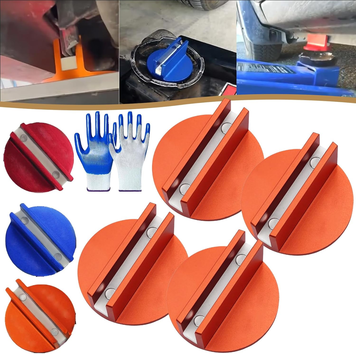 Universal Magnetic, Frame Rail Protector, Pinch Weld Jack Adapter ...