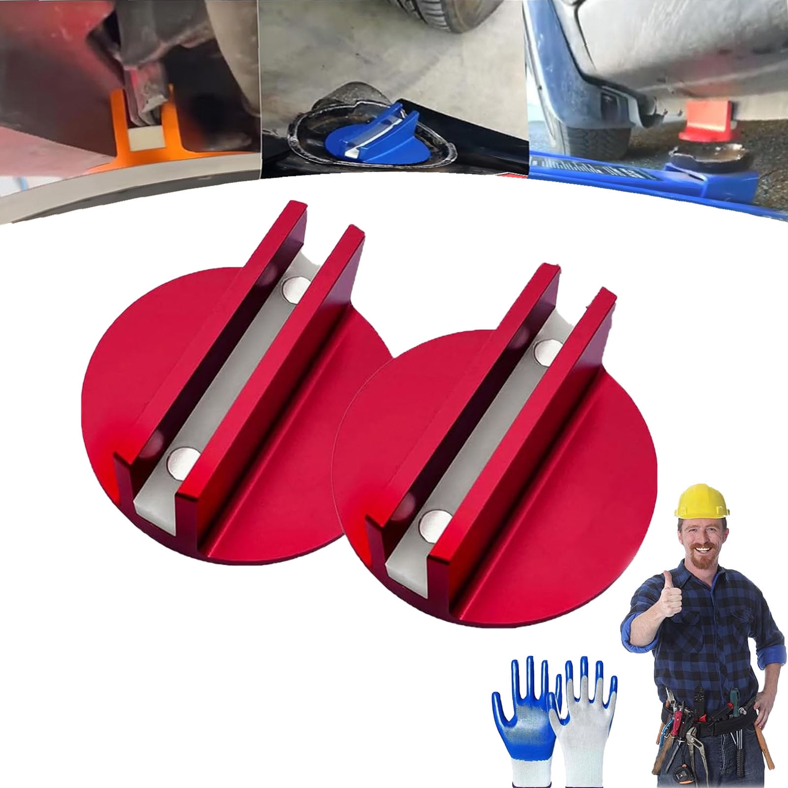 Universal Magnetic, Frame Rail Protector, Pinch Weld Jack Adapter ...