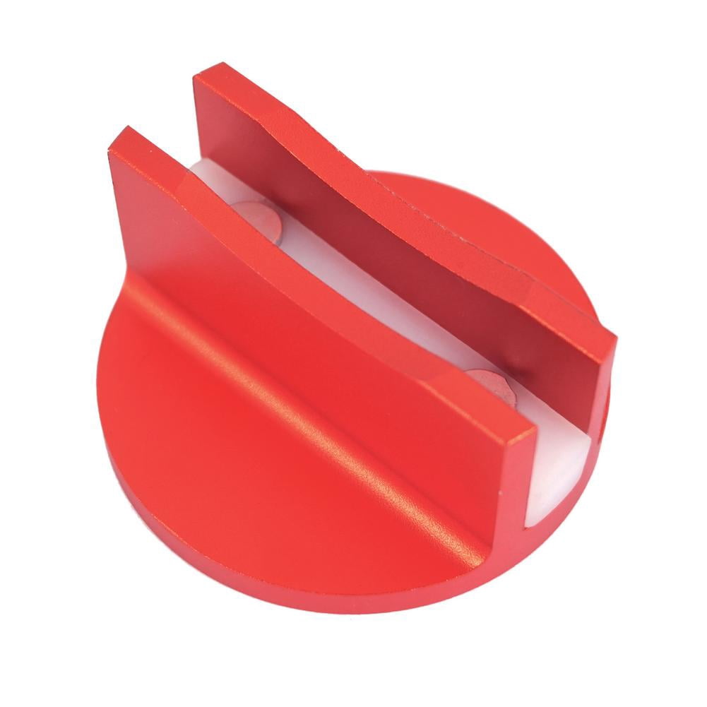 Universal Magnetic Jack Pad 0.37 Slotted Aluminum Grooved Jack Pinch ...