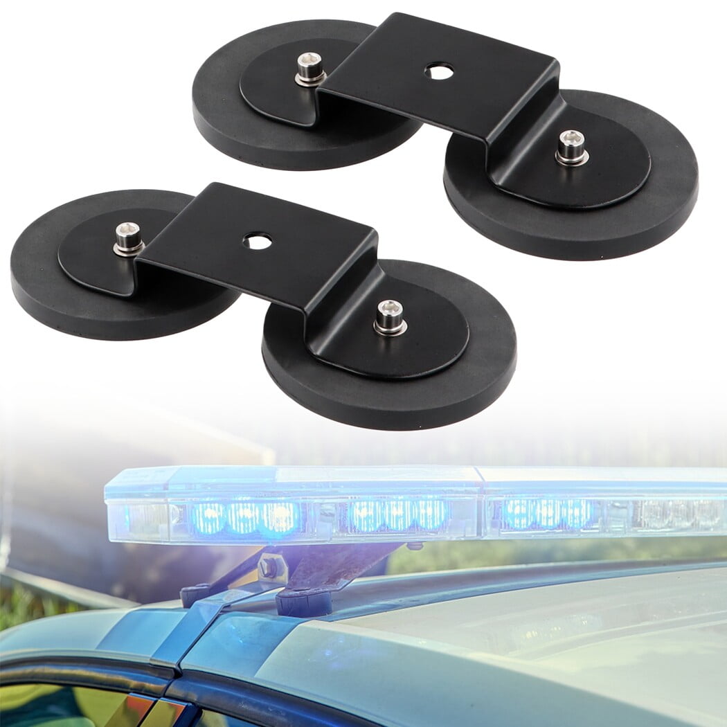Universal Magnetic Light Bar Base, 2Pcs Strong Magnet Bracket Bases for ...