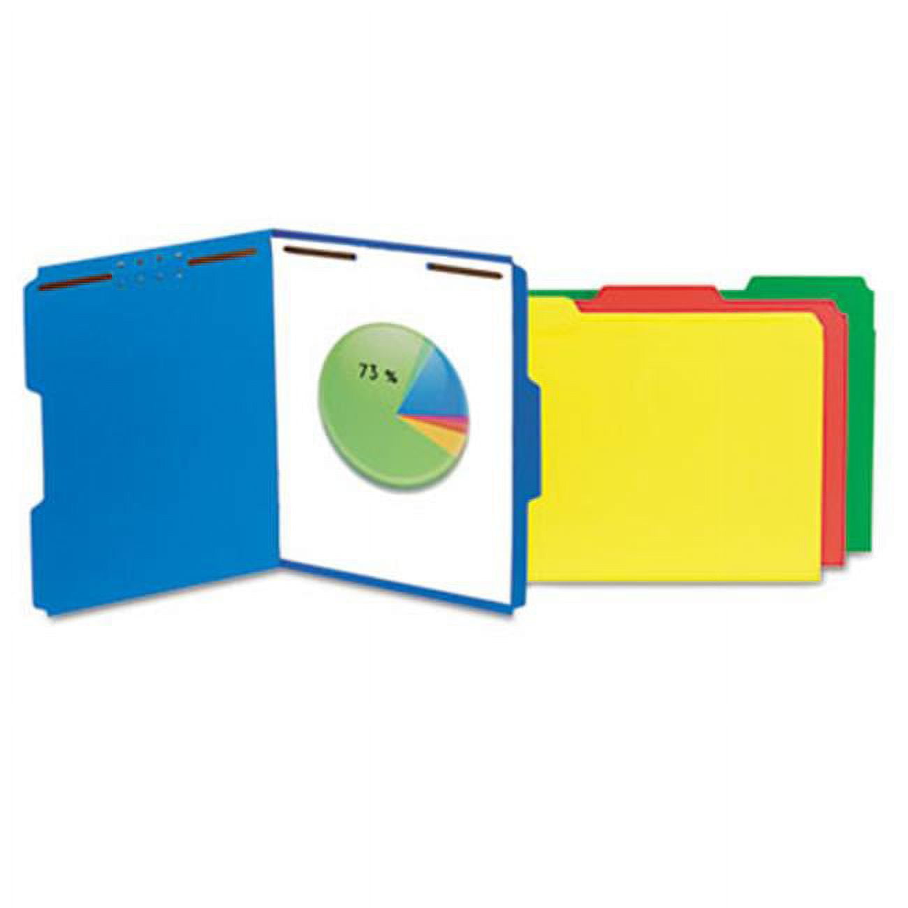 Universal Manila Folders - Blue - Letter - Walmart.com