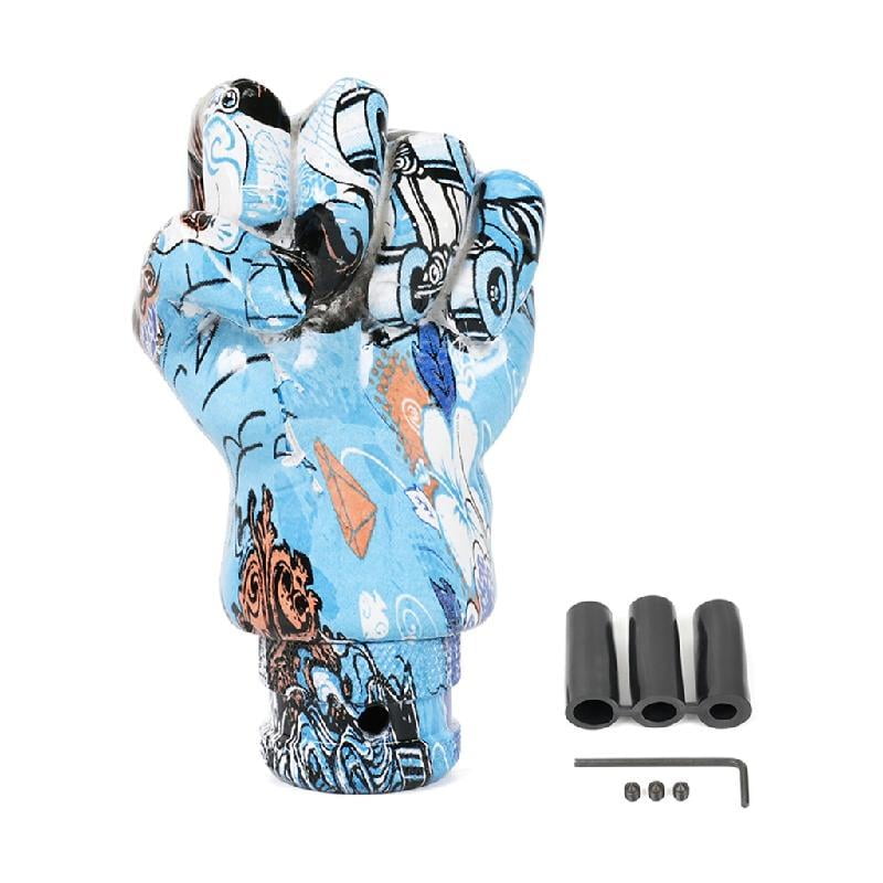 Universal Manual Fist Shape Car Gear Shift Knob Racing-ResinGraffiti ...