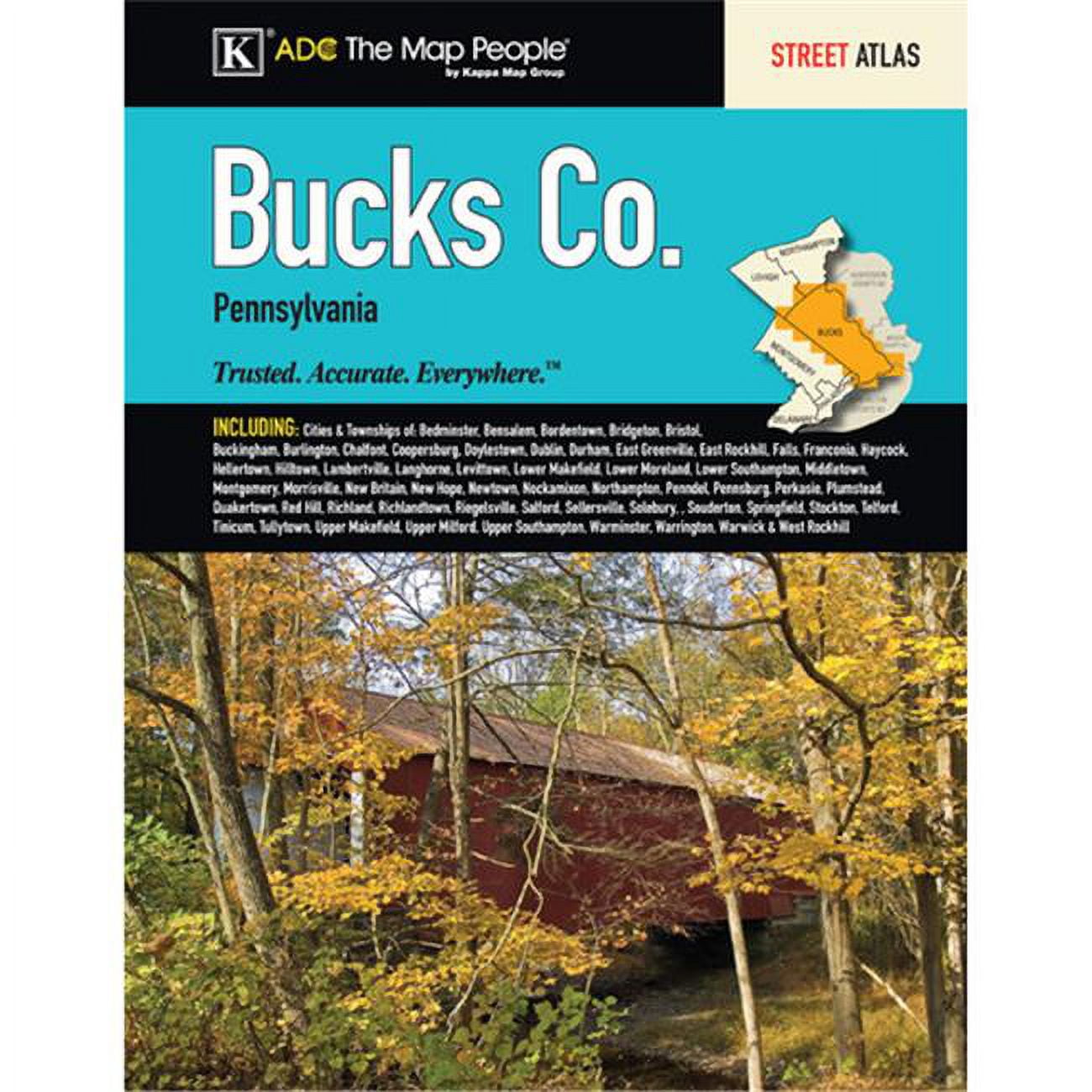 Universal Map 13727 Bucks County Atlas - Walmart.com