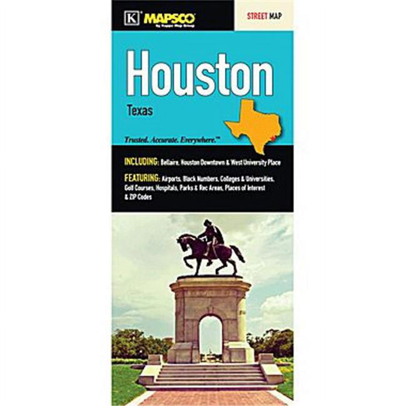 Universal Map 15994 Houston Fold Map - Walmart.com