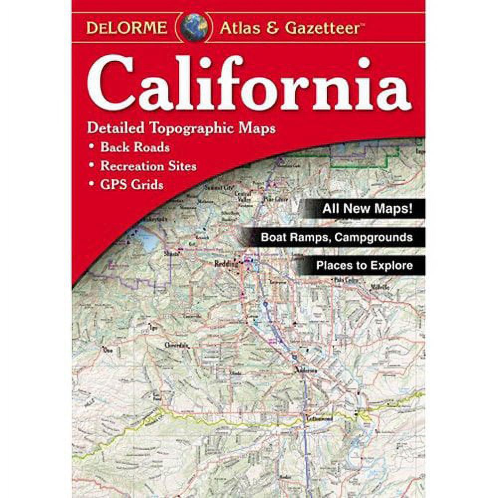 Universal Map California Atlas/Gazetteer - Walmart.com