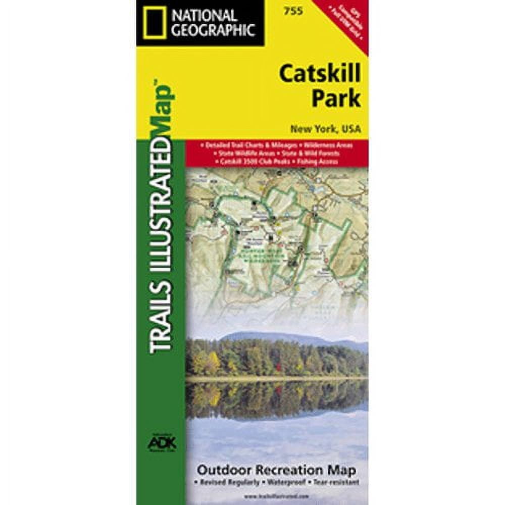 Universal Map Catskill Park Map - Walmart.com