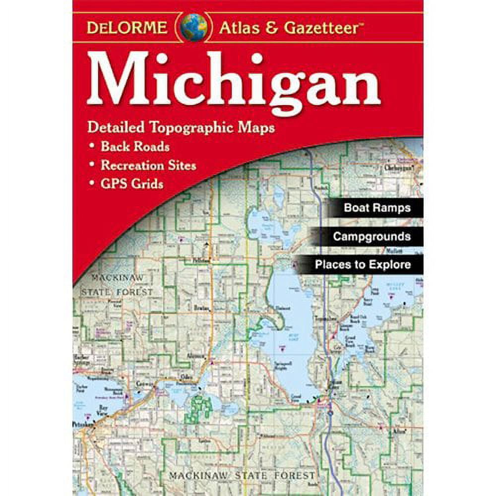 Universal Map Michigan Atlas & Gazetteer - Walmart.com