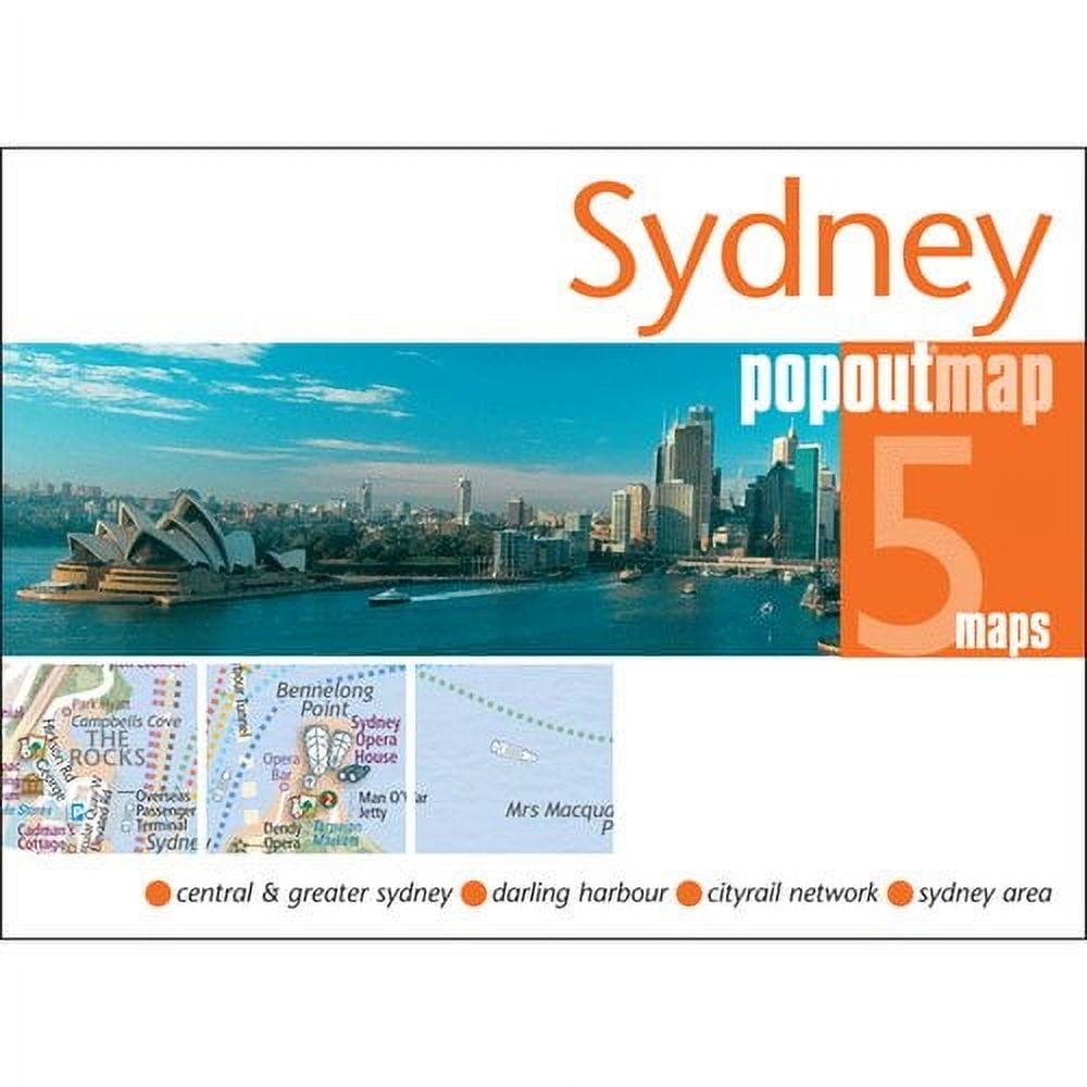 Universal Map Sydney PopOut Map - Walmart.com