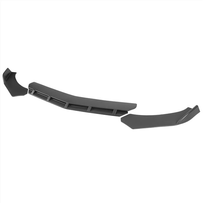 Universal Matte Black Front Bumper Lip - Walmart.com