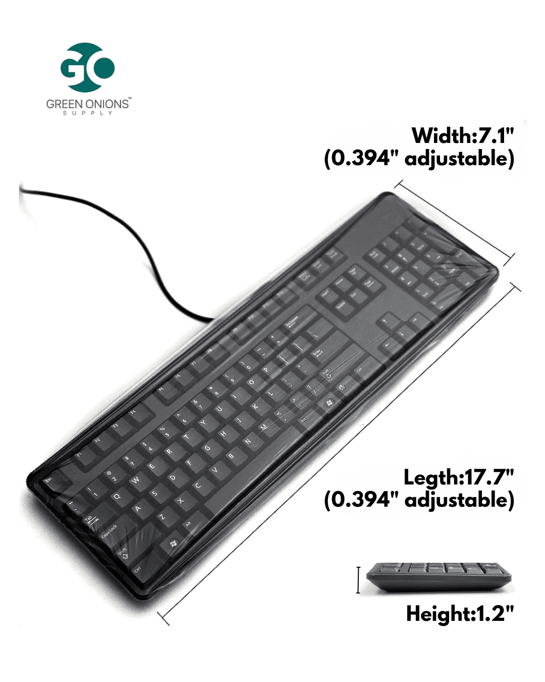 Universal Matte Finish Keyboard Cover, Ultra-Thin, Anti-Glare, Easy ...