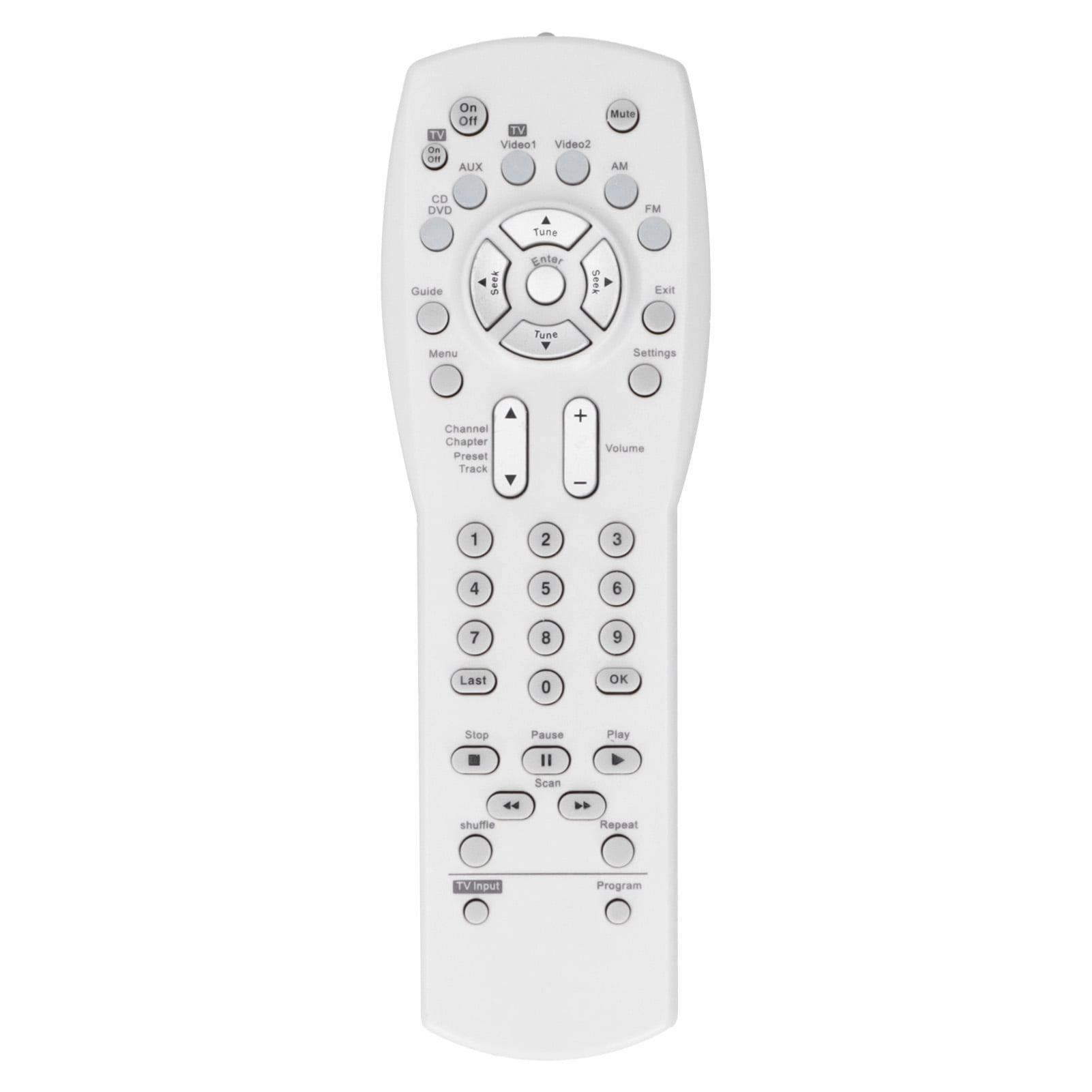 Universal Media Center Controller for TV, DVD, VCR, AUX, Audio, and ...