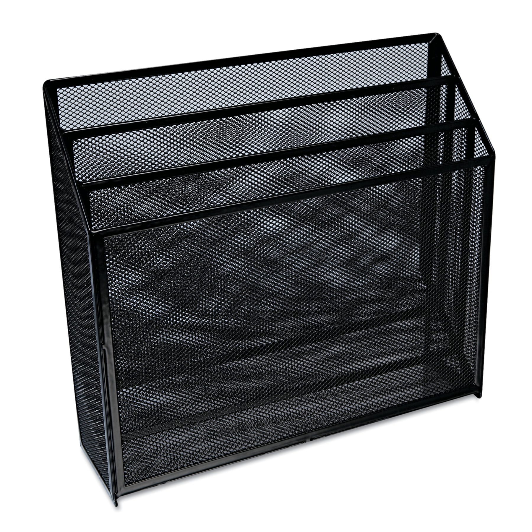 Universal Mesh Three-Tier Organizer, Black -UNV20007 - Walmart.com