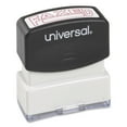 Universal Message Stamp, FAXED, Pre-Inked One-Color, Red -UNV10054 ...