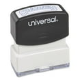 Universal Message Stamp, SCANNED, Pre-Inked One-Color, Blue -UNV10157 ...
