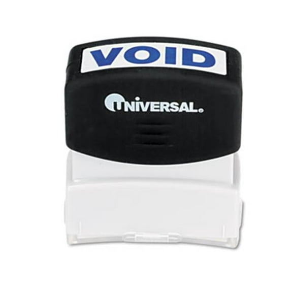 Universal Message Stamp- VOID- Pre-Inked-Re-Inkable- Blue - Walmart.com