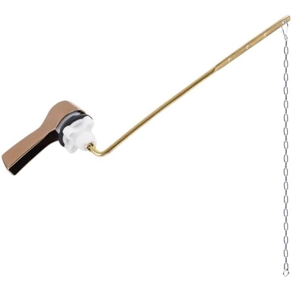 Universal Metal Front Mount Toilet Handle Replacement Kit, Brass Toilet ...