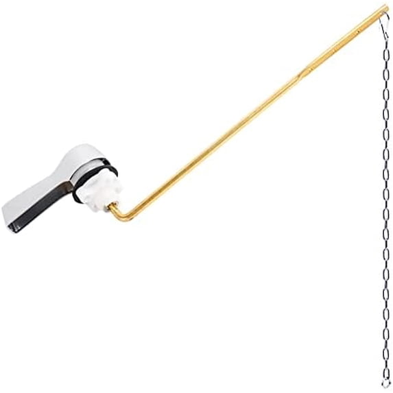 Universal Metal Front Mount Toilet Handle Replacement Kit, Brass Toilet ...