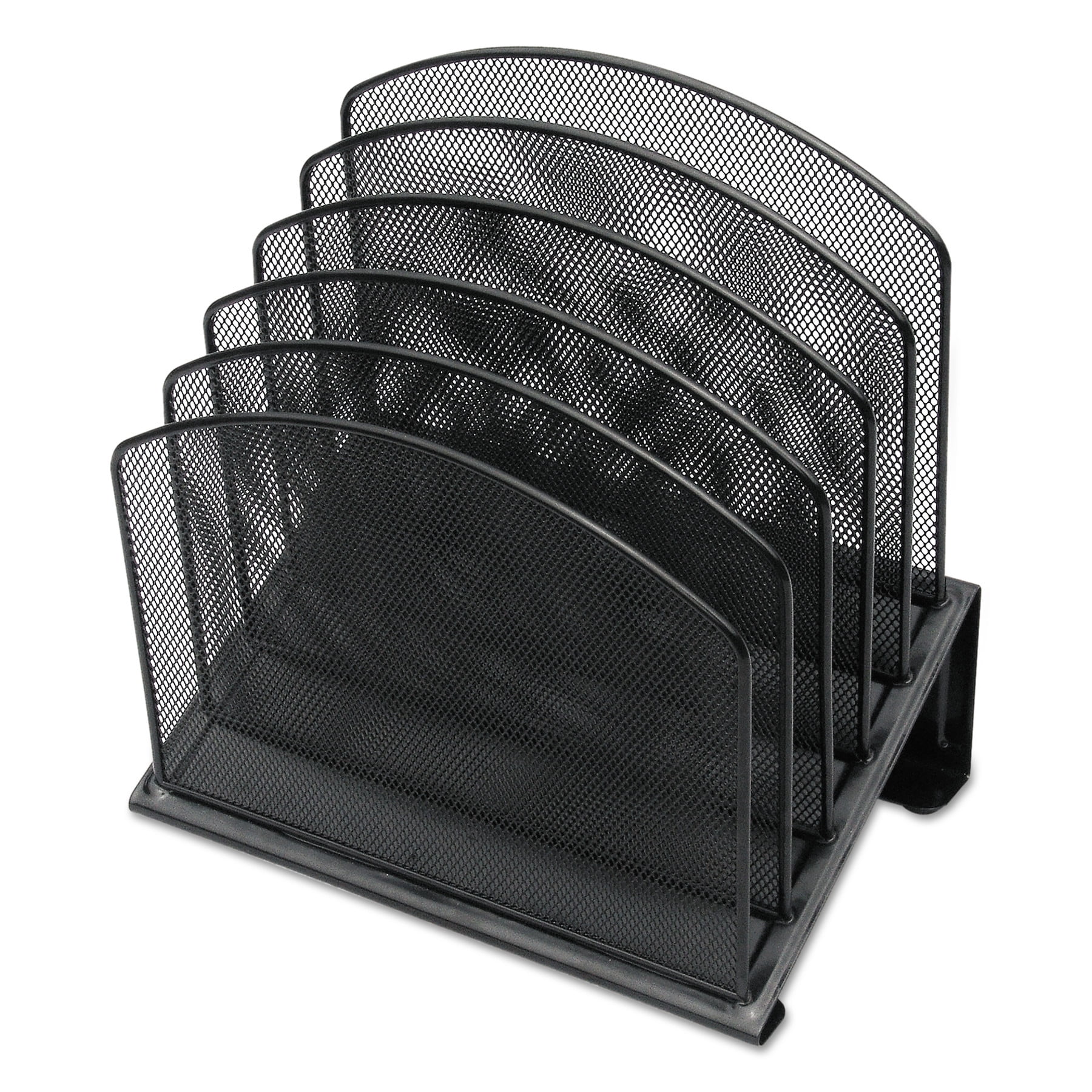 Universal Metal Mesh Tiered File Sorter, 5 Sections, 11.25" x 7.5" x 11 ...