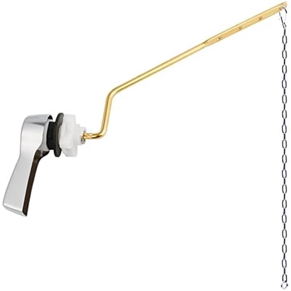 Universal Metal Side Mount Toilet Handle Replacement Kit, Brass Toilet ...