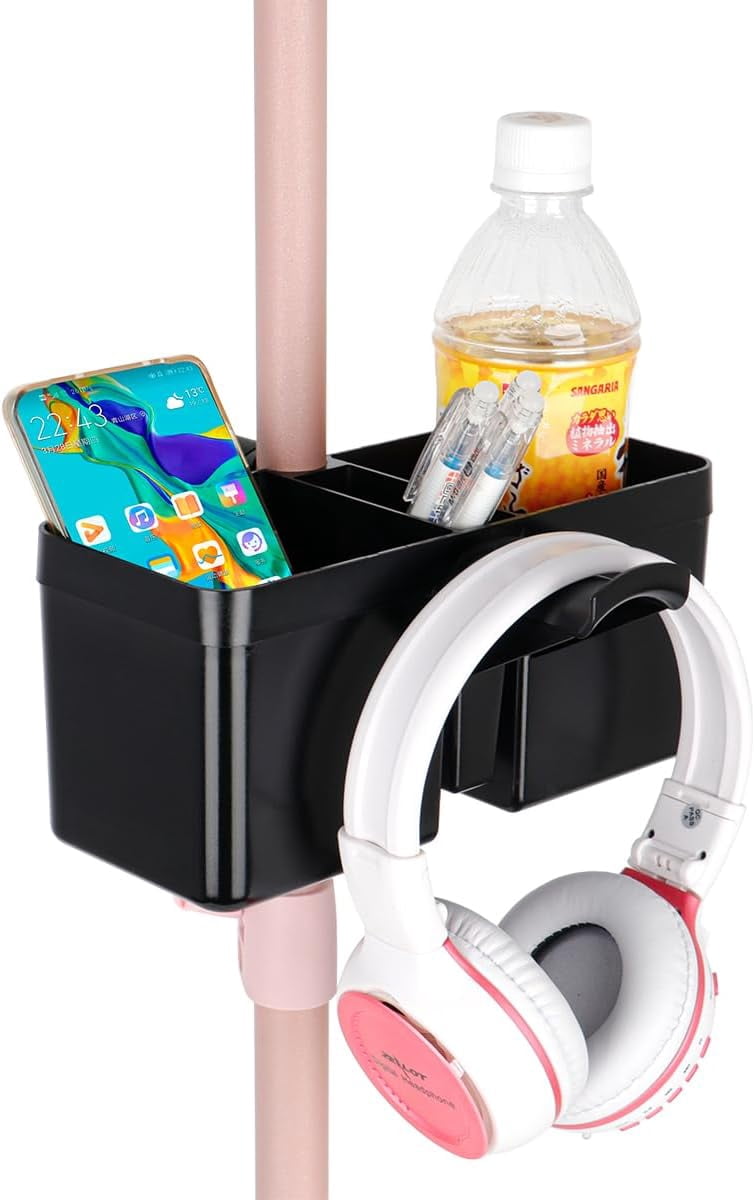 Universal Mic Stand Cup Holder Drink Holder with Headset Hanger for ...