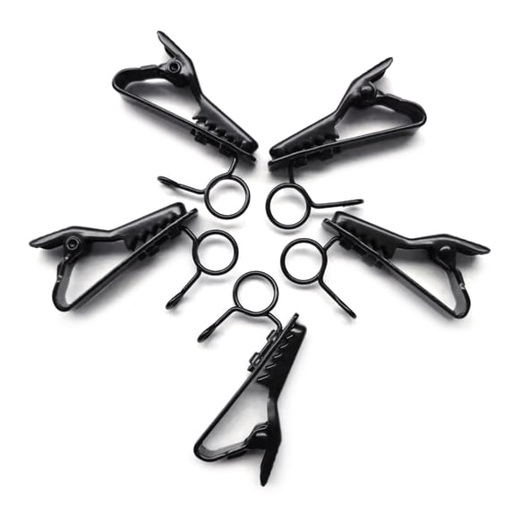 Universal Microphone Lapel Tie Clip Mini Clamp Iron Portable Earphone ...