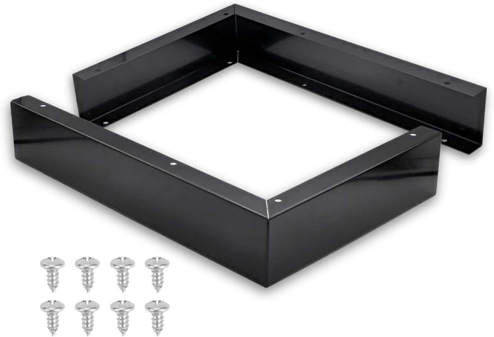 Universal Microwave Trim Kit - Black Metal Microwave Filler Kit Fits ...