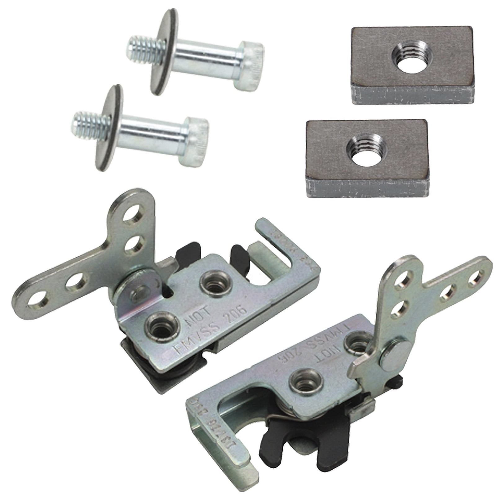 Universal Mini Bear Jaw Car Door Latch Kit for Hot & Street Rods, Rod & Cable Release Compatible ...