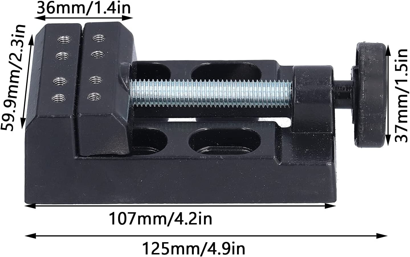 Universal Mini Drill Press Vise, Clamp Table Bench Vice for Jewelry ...