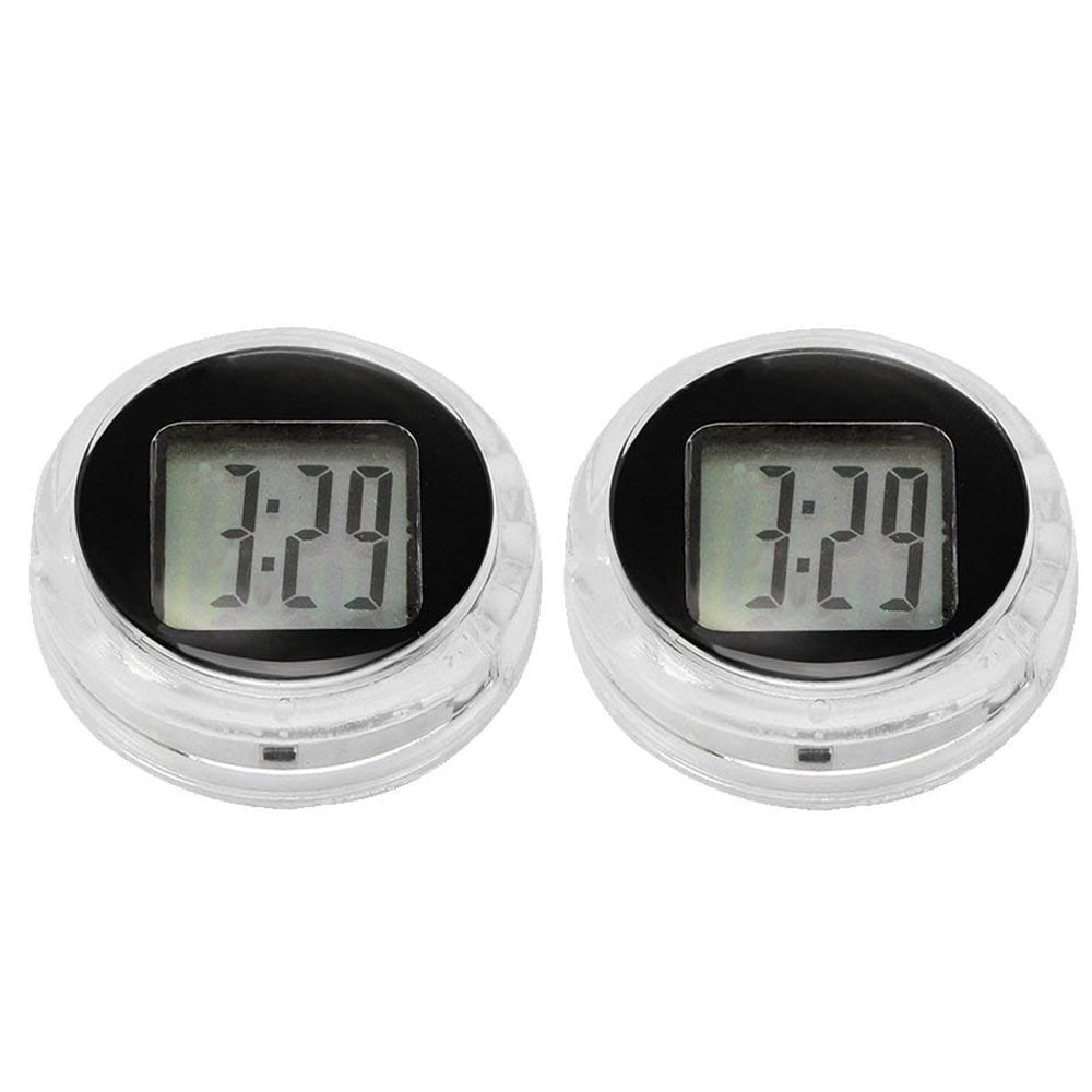 Universal Mini Motorcycle Digital Clock Watch Waterproof Stick-On ...