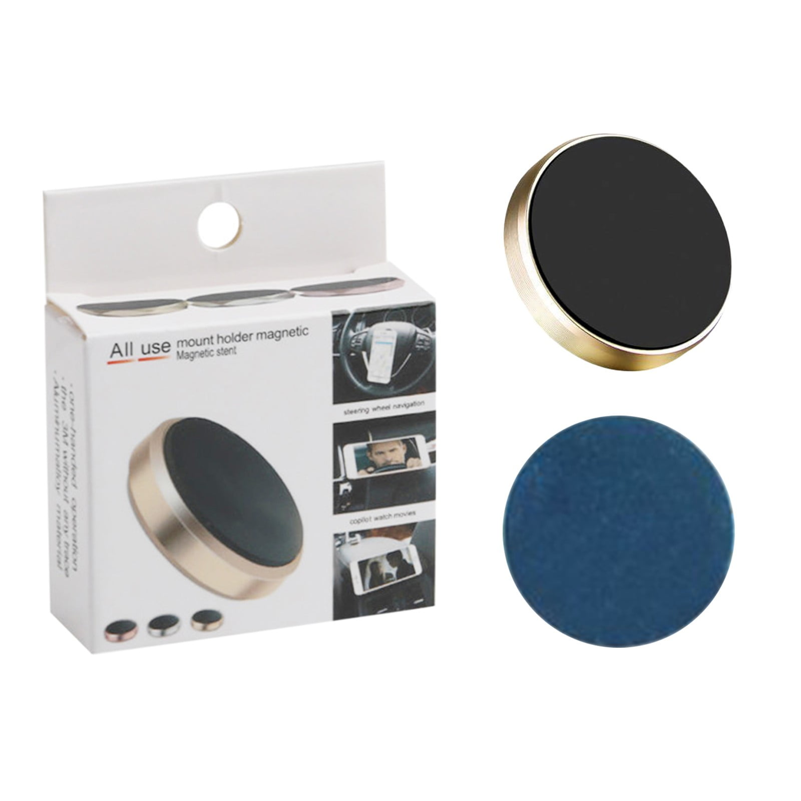 Universal Mini Phone Holder for Car Easy Install Portable Sticky Mount ...