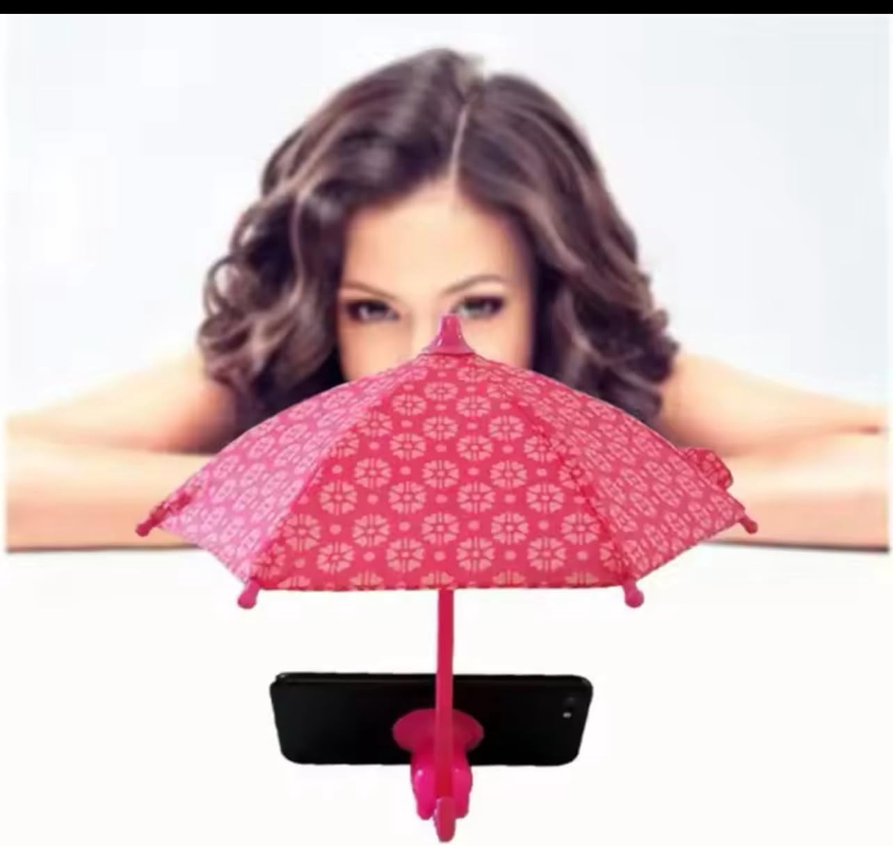 Universal Mini Umbrella Stand with Suction Cup Cell Phone Stands Cute ...