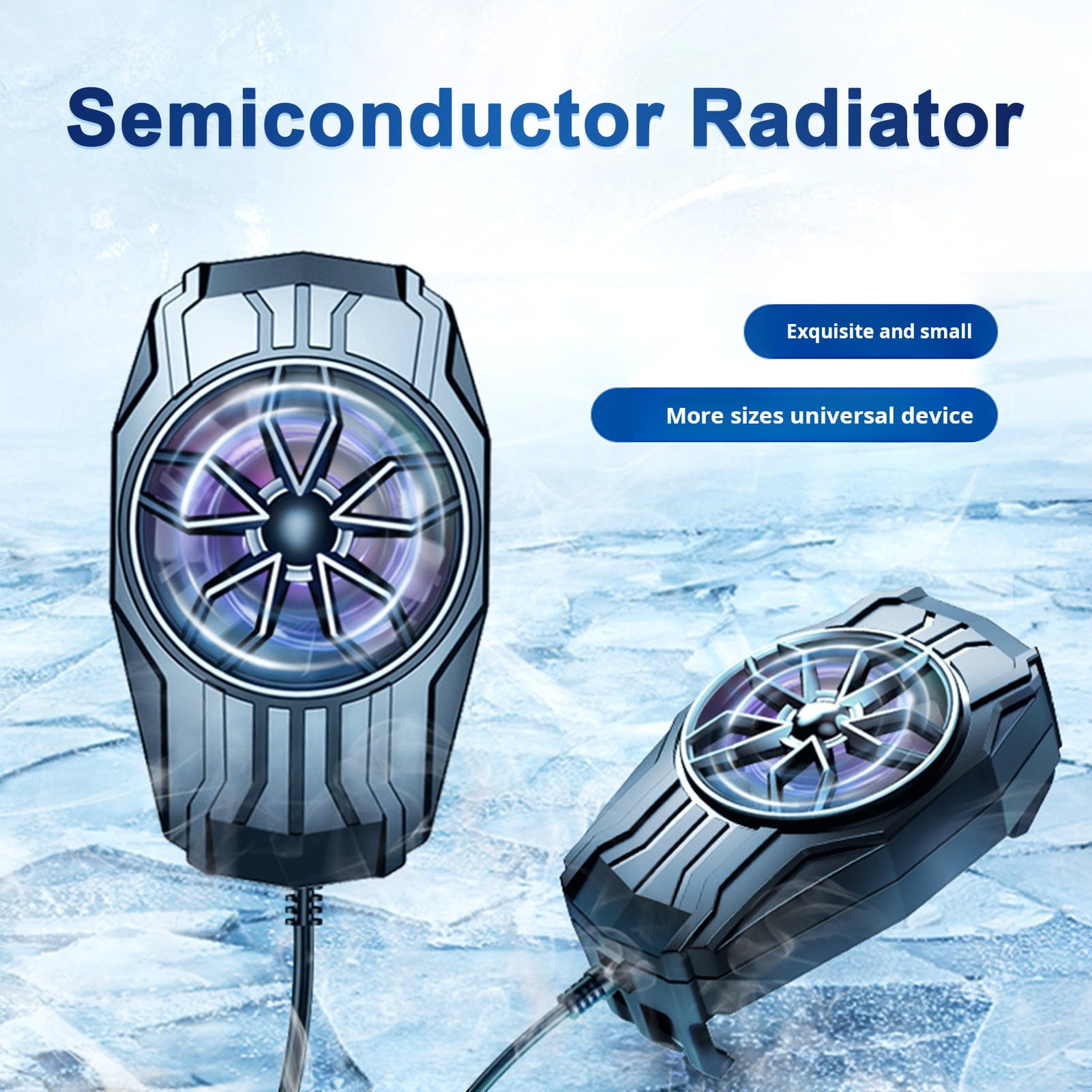 Universal Mobile Phone Cooler Fan Ultra-quiet Low Noise Simple ...