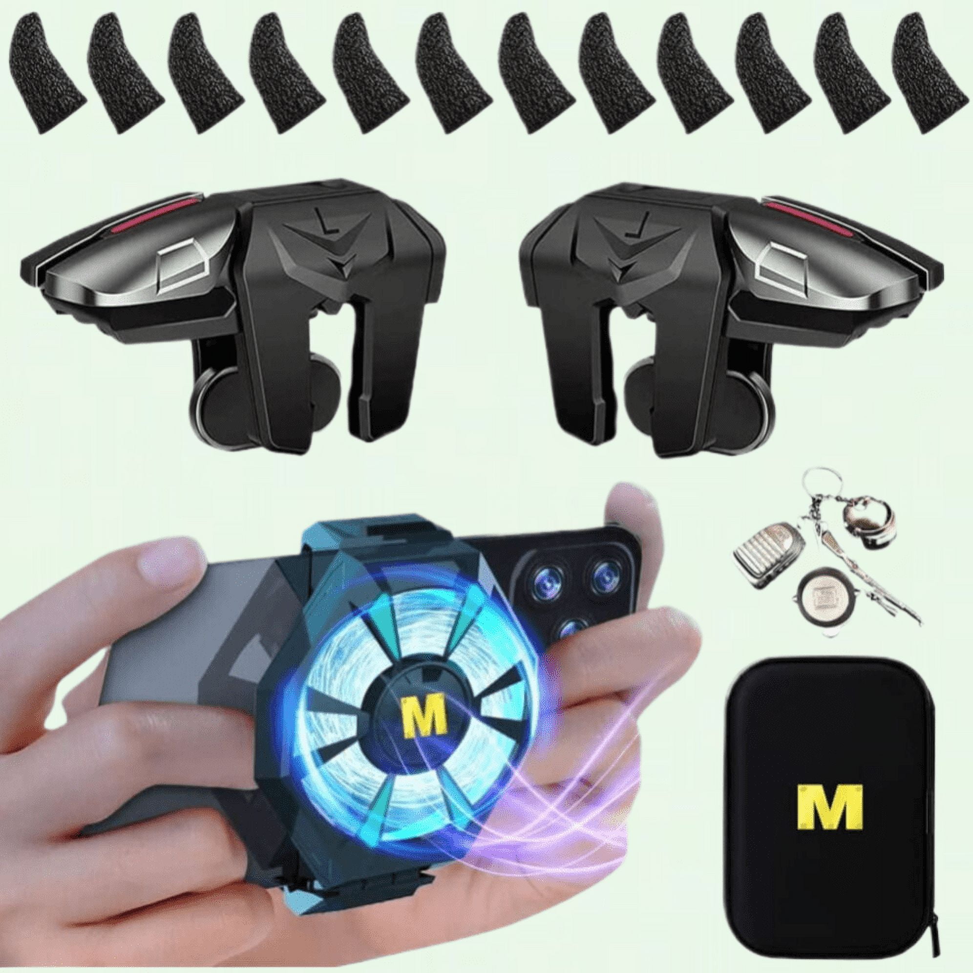 Universal Mobile Phone Cooler Radiator with LED Light, 17 in 1 Heat ...