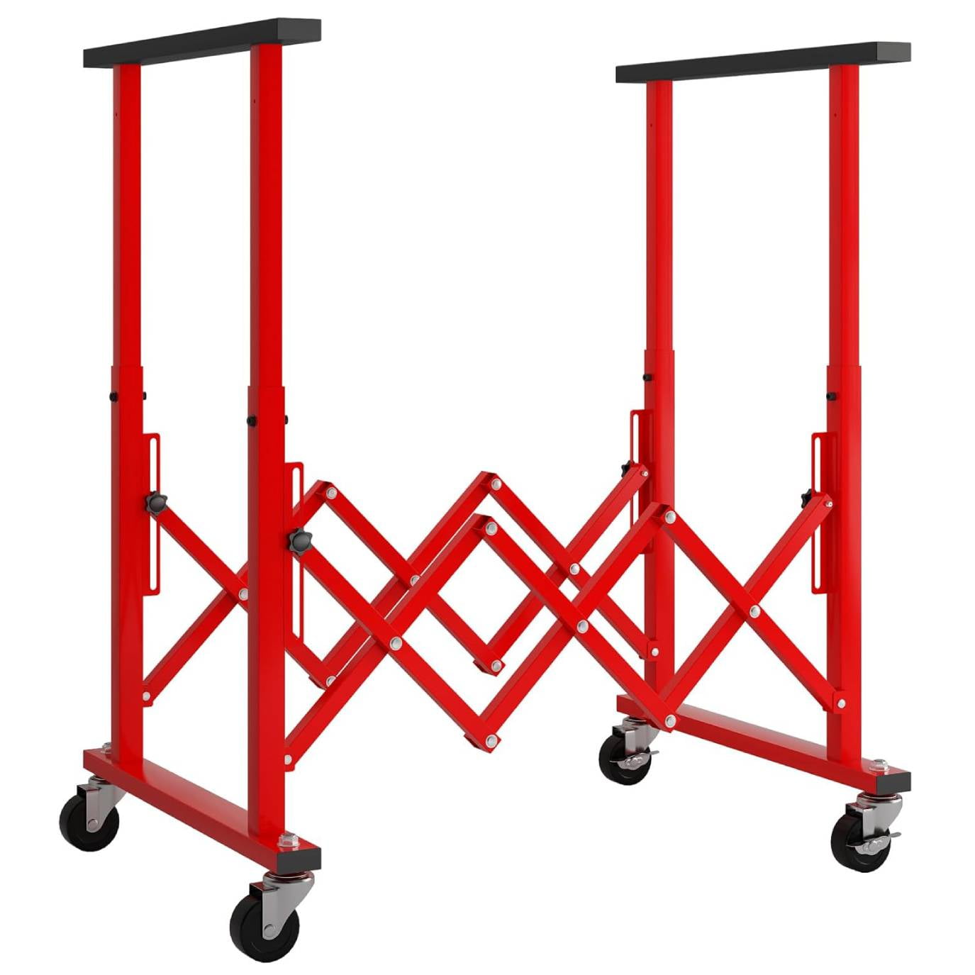 Universal Mobile Telescopic Automotive Paint Stand w/Wheels, Adjustable ...