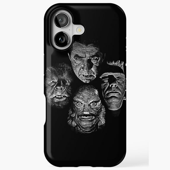 Universal Monster Mash Retro Horror Movie Case iPhone 17 15 14 13 12 11 ...