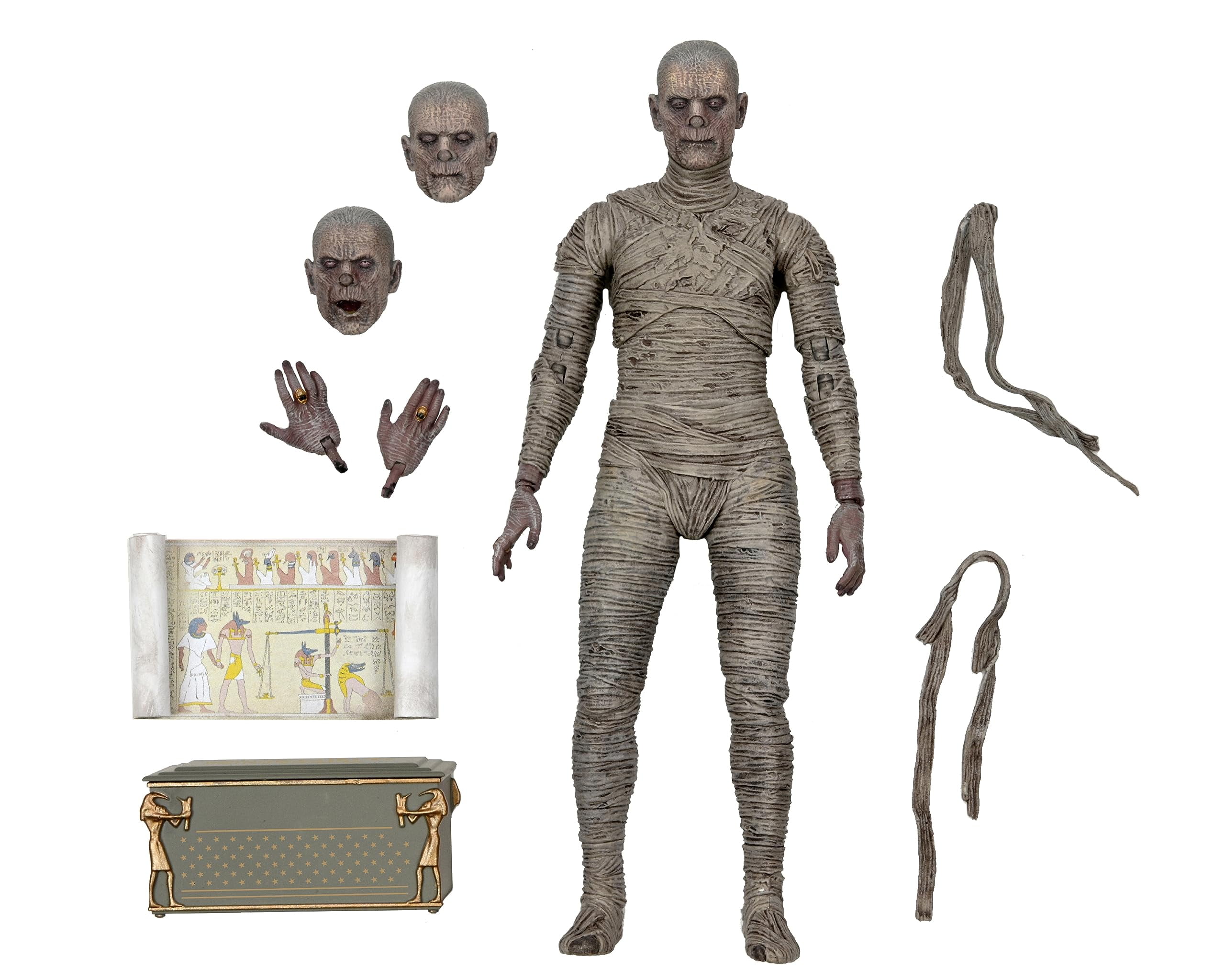 Universal Monsters 7" Scale Ultimate Mummy Action Figure, Color ...