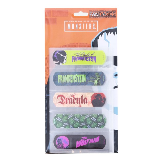 Universal Monsters Fandages Collectible Fashion Bandages | 25 Pieces ...