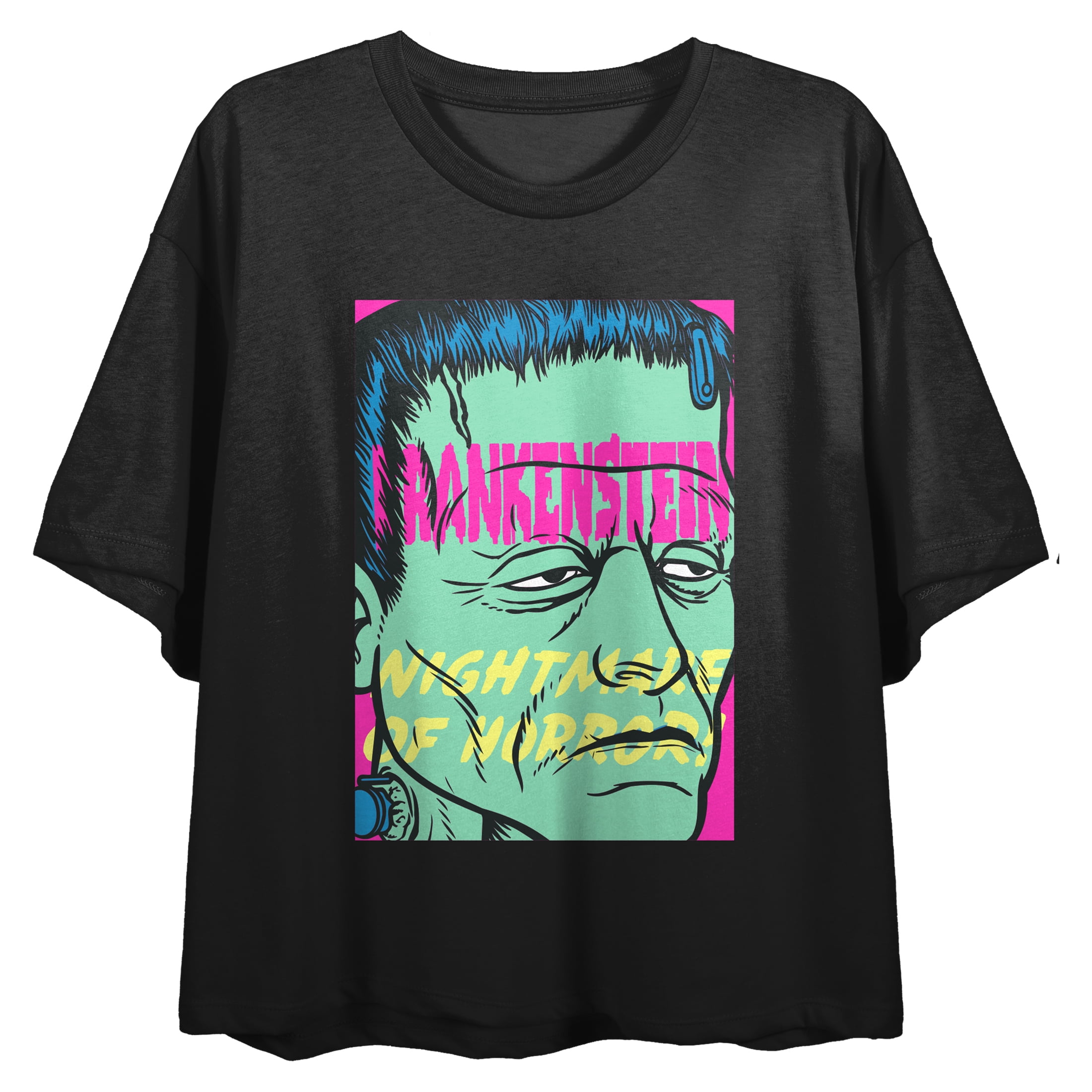 Universal Monsters Frankenstein Nightmare Of Horror Crew Neck Short ...