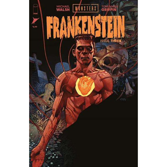 Universal Monsters: Frankenstein (Skybound) #3F VF ; Image Comic Book ...