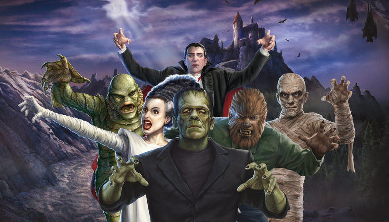 Universal Monsters Iconic Peel and Stick Wallpaper Mural - Walmart.com
