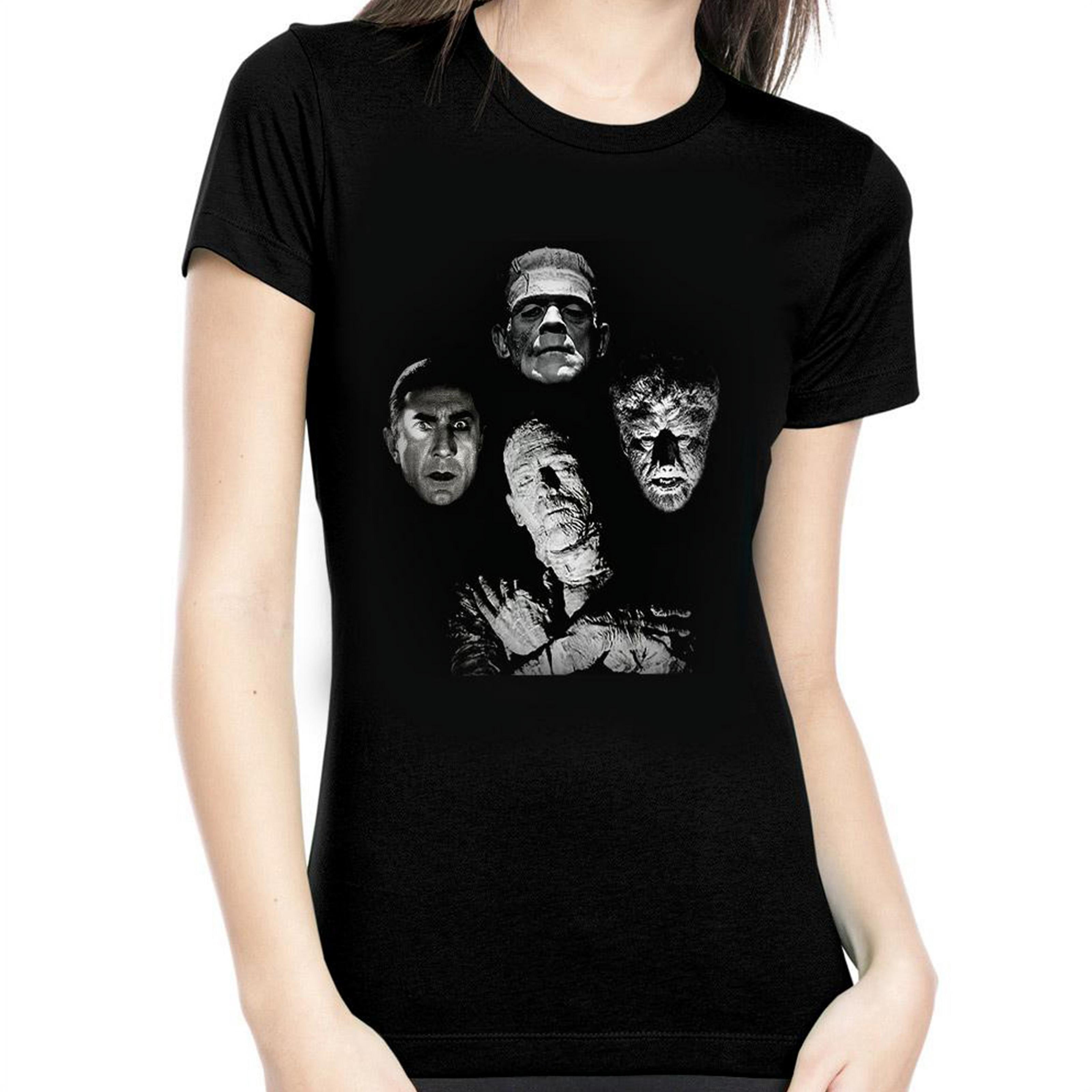 Universal Monsters Junior's Horror Band T-Shirt S - Walmart.com